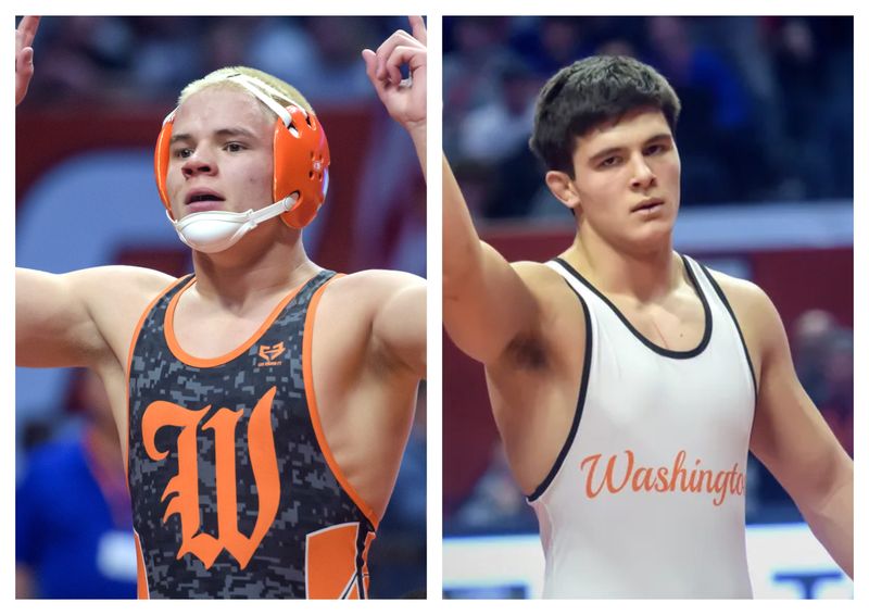 Two Washington high school wrestlers win national championships