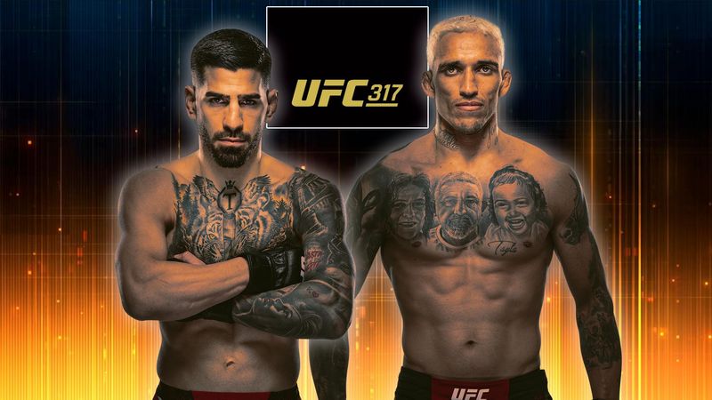 Where to stream UFC 317 live tonight? Ilia Topuria vs Charles Oliveira ...