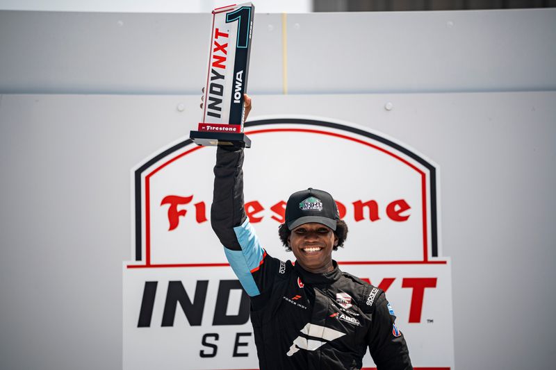 Myles Rowe becomes first Black driver to win IndyCar or NASCAR race at ...