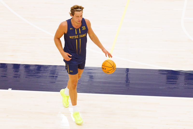 New Notre Dame forward Carson Towt already making his presence felt on ...