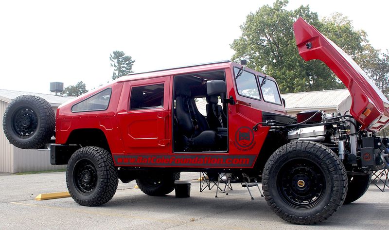 Humvee honoring Bedford youth who lost his battle with cancer shown at ...