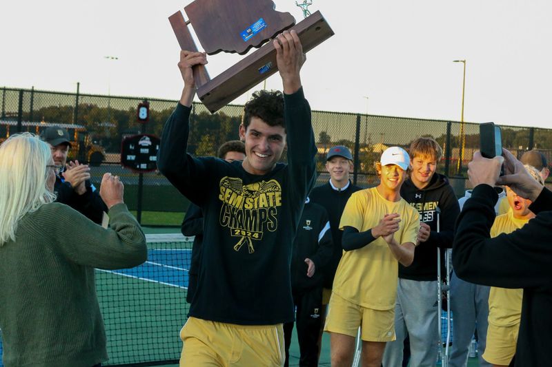 Saint Joseph, Penn boys tennis both claim IHSAA semistate titles ...