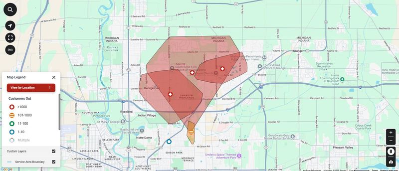 I&M, Mishawaka Utilities report thousands without power during outage ...