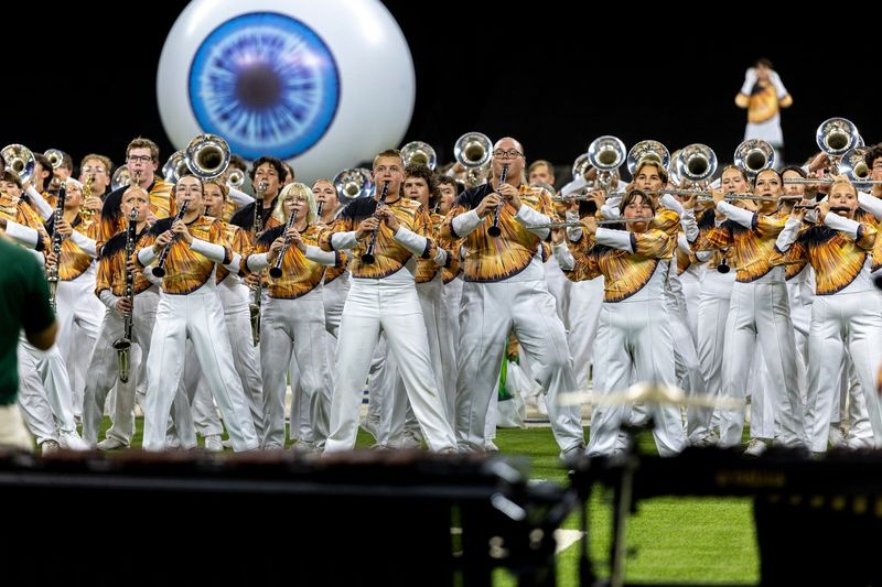 North High School marching band claims second state title in three years