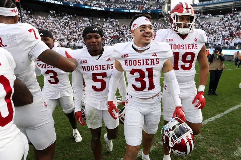 How did Indiana football's win at Penn State change its CFP rankings ...