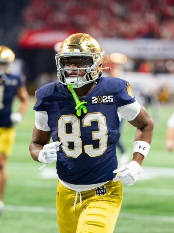 Former Notre Dame wide receiver Jayden Thomas declares for NFL Draft