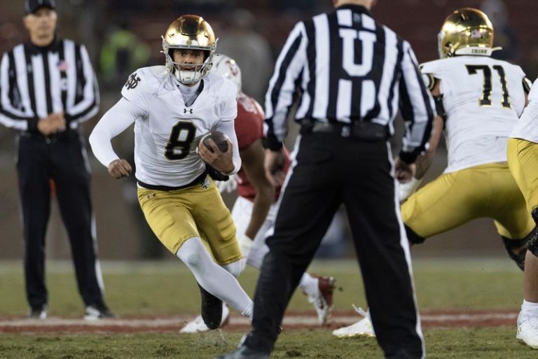 Notre Dame transfer QB Kenny Minchey trending towards Big Ten program