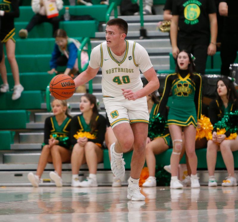 Northridge boys basketball snaps South Bend Riley's winning streak