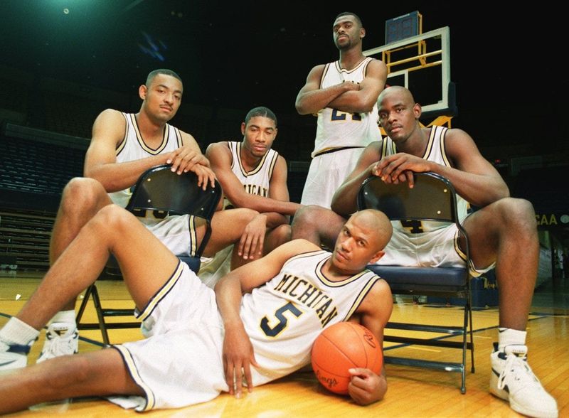What channel is Fab Five broadcast for Michigan vs Arizona in Final Four