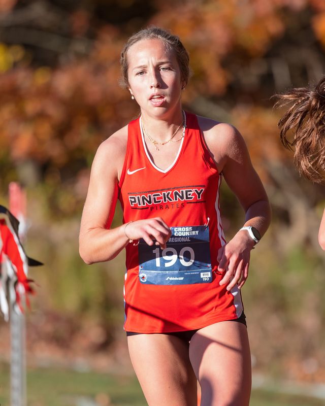 Where does Pinckney's Jaelyn Ray rank in Livingston County cross ...