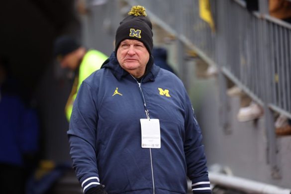 Michigan’s Sherrone Moore starts suspension vs. CMU, Biff Poggi to ...