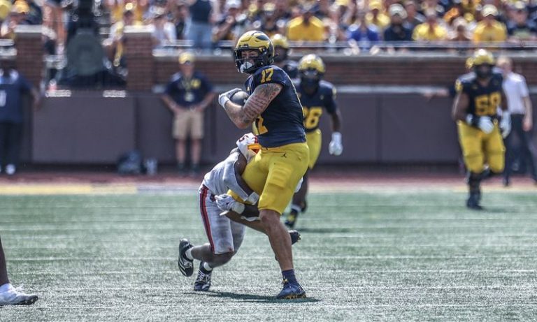 Michigan football's Marlin Klein poised for breakout as elite tight end ...