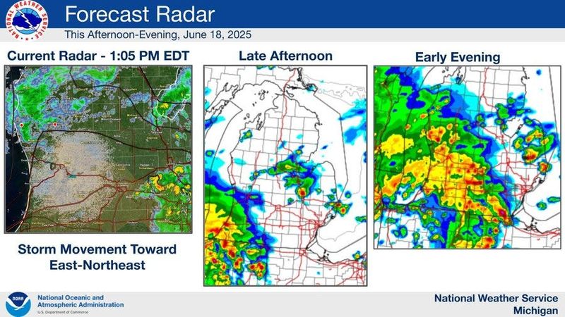 Storms packing high winds, hail expected to impact Lansing and areas to ...