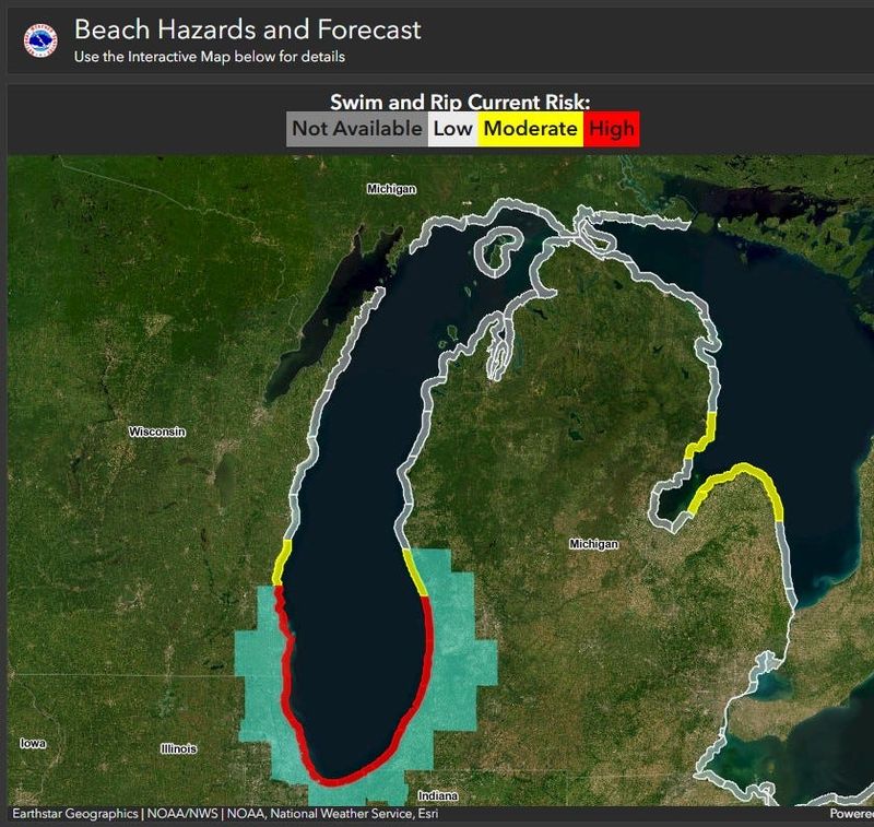 Strong winds will make swimming, boating hazardous on July 7. What you ...