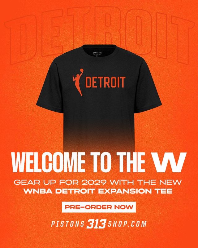 Detroit WNBA fans can gear up with new shirt, now available for presale