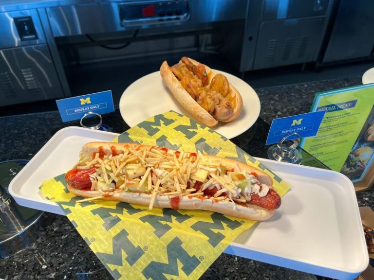 Michigan reveals new menu items for 2025 home football games