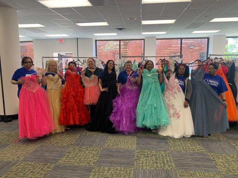 A homecoming dress giveway boutique will open next weekend