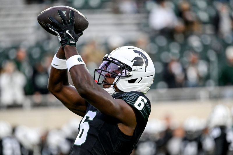 Michigan State football social media hints at injury status of star ...
