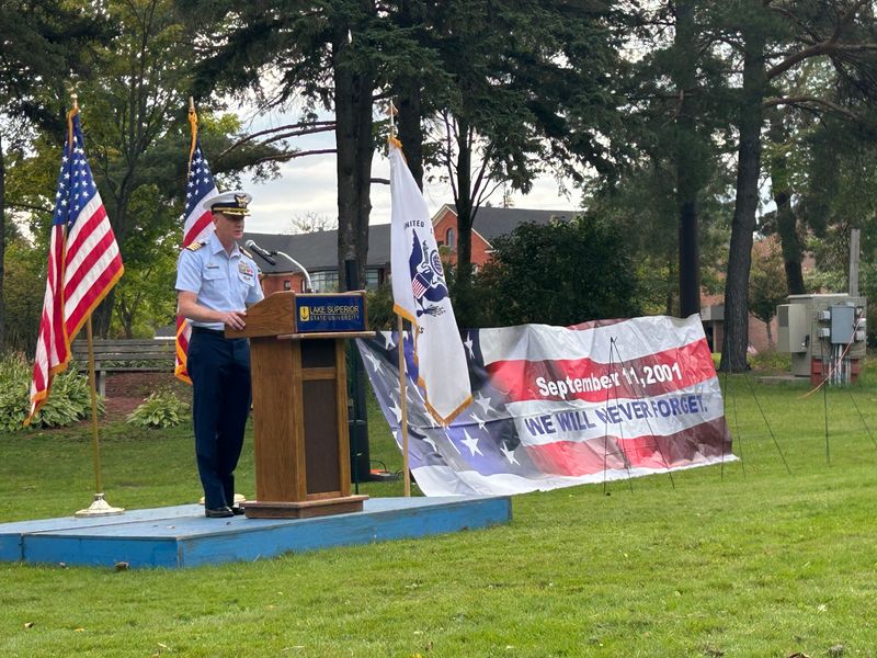 'We will never forget': Lake Superior State University commemorates 9/ ...