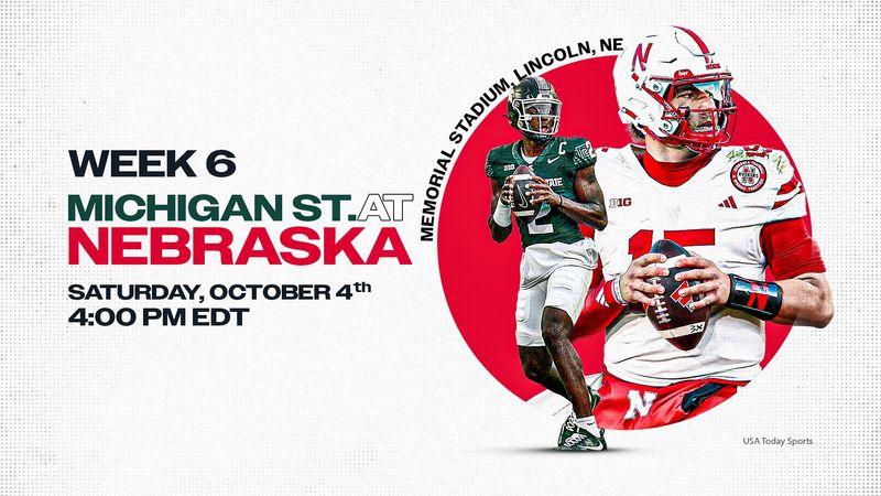 Michigan State football vs Nebraska live updates, score, highlights