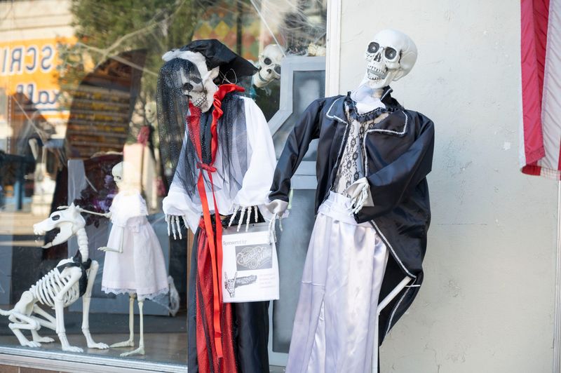 How does Marshall celebrate Halloween? Skeletonfest is the way to go