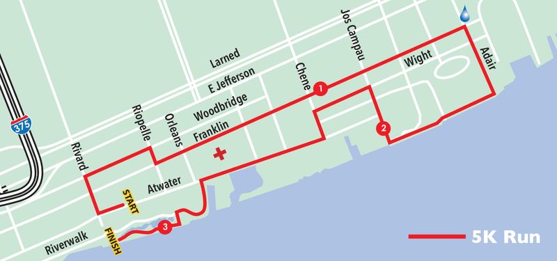 Detroit Free Press Marathon 2025: Route, maps, parking, road closures ...