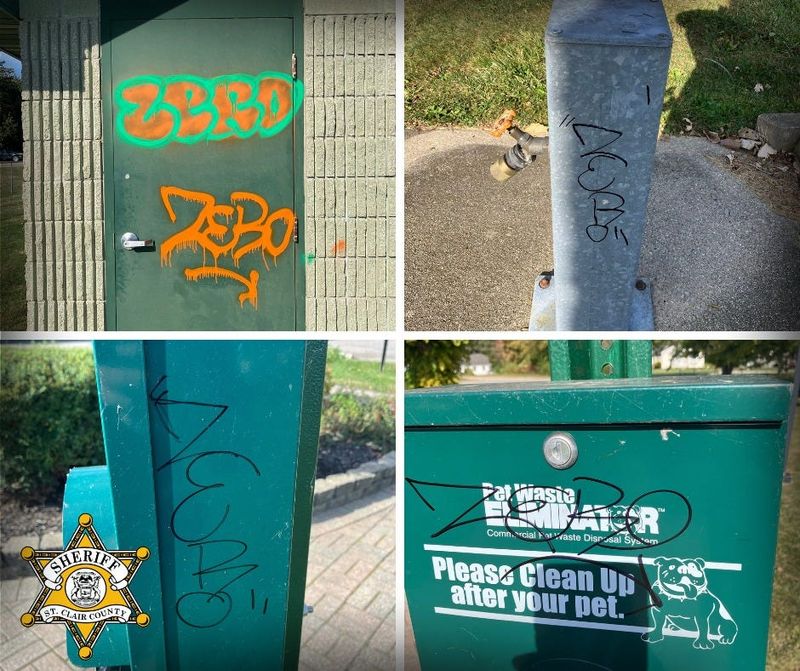 Investigators estimate $10K graffiti damage was committed at this local ...