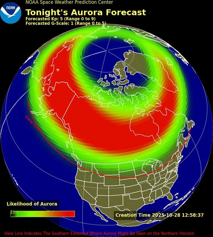 Northern lights may be visible across more than a dozen states. When to ...