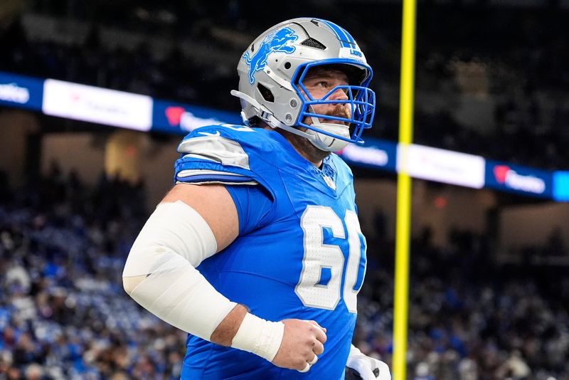 Detroit Lions play without starting center Graham Glasgow vs Steelers