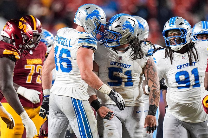 Lions PFF grades: Best and worst from the Week 10 win in Washington
