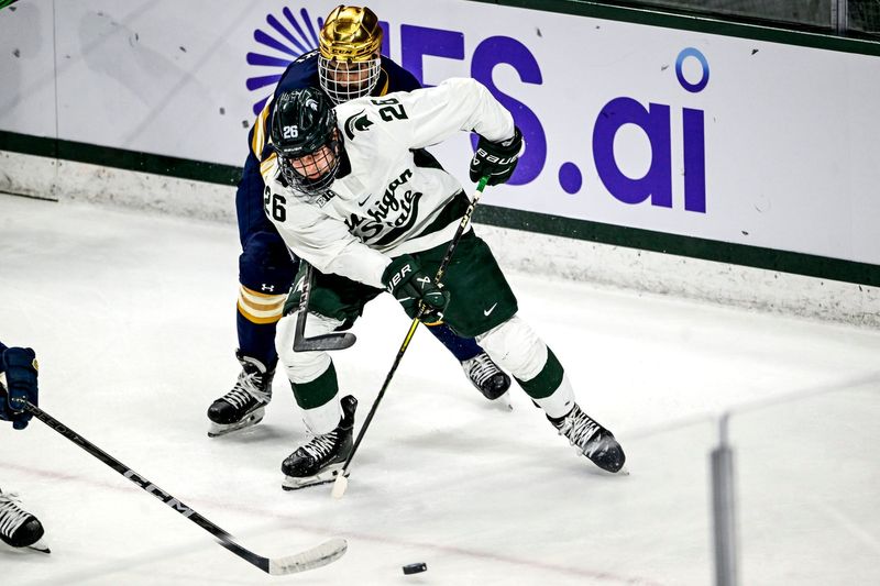 Michigan State hockey stays hot, beats Notre Dame in series opener