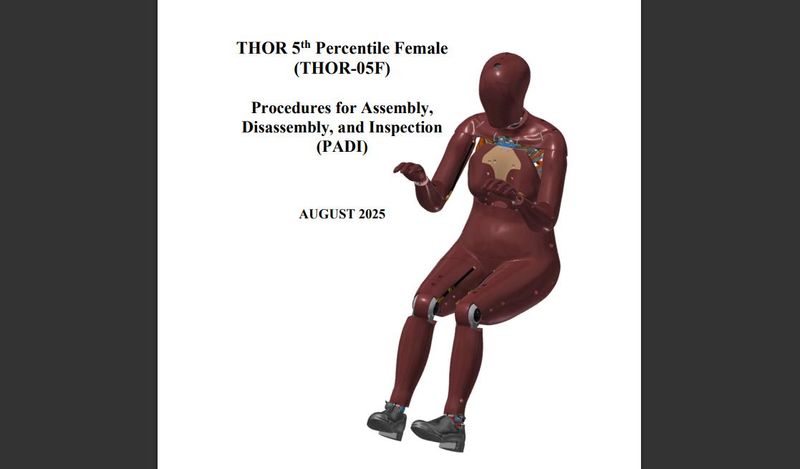 DOT completes design for first new female crash test dummy in 35 years