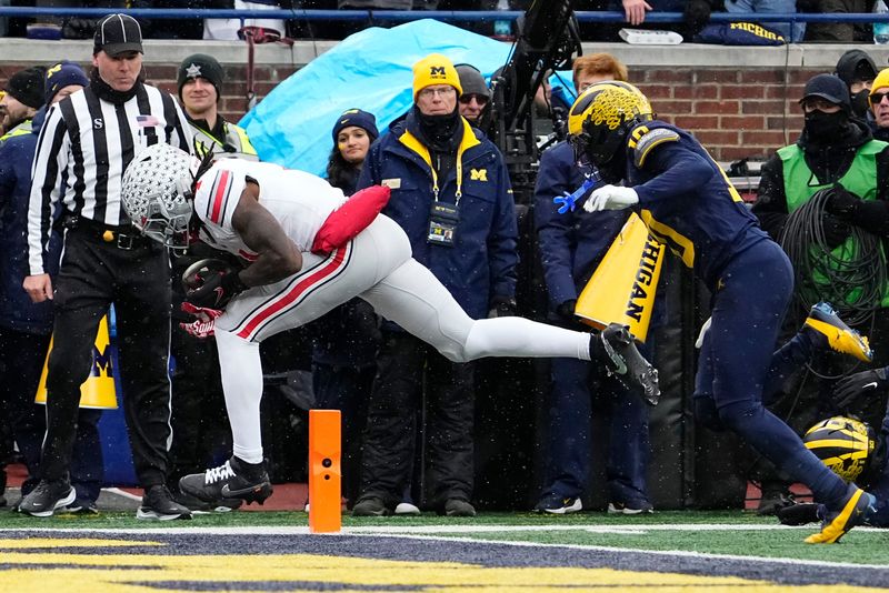 Moore, refs address controversial Jeremiah Smith touchdown decision