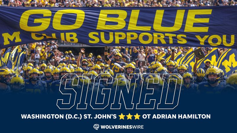 Michigan football completes VT flip, signs IOL Adrian Hamilton