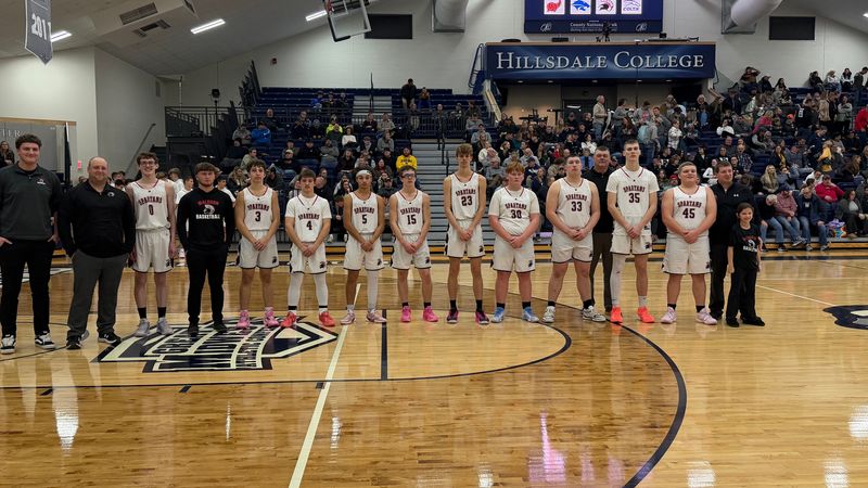 Hillsdale, Waldron boys basketball grab Pool B titles at Pat Paterson