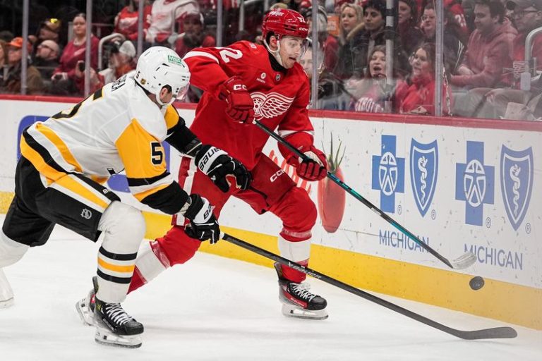 Detroit Red Wings sleep in for matinee 4-1 loss to Pittsburgh Penguins