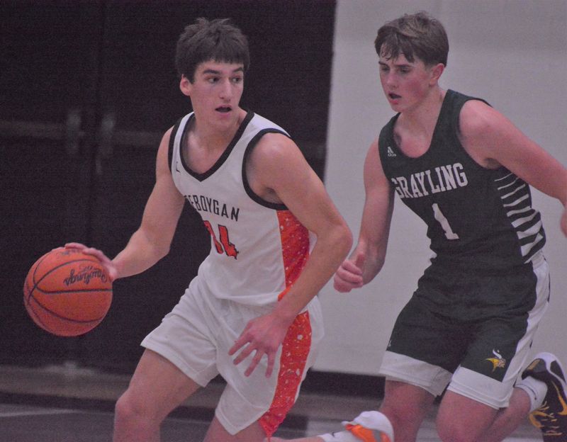 Cheboygan basketball teams too much for Grayling in doubleheader sweep