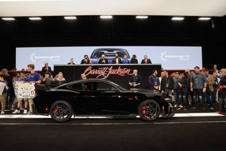 The first Mustang Dark Horse SC sells at auction for whopping price