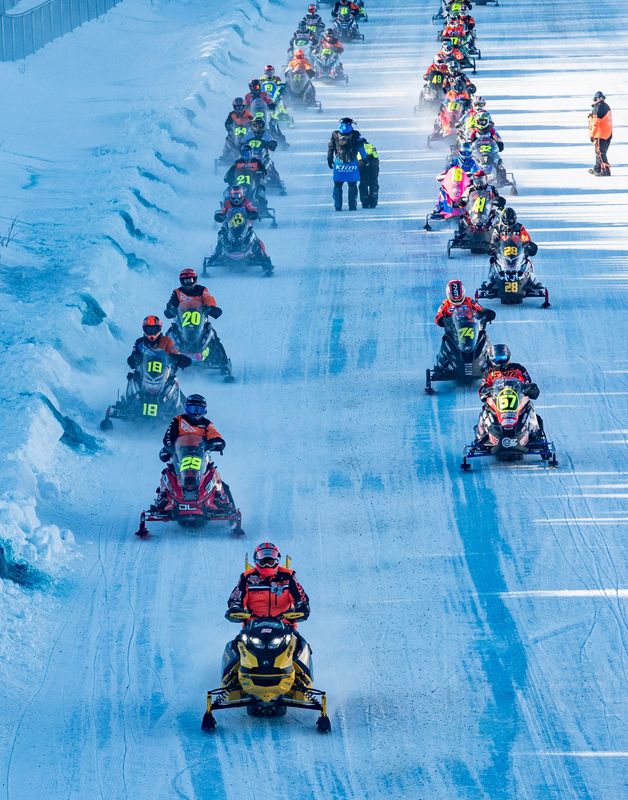 Sault Ste. Marie's I-500 is the premiere endurance snowmobile race