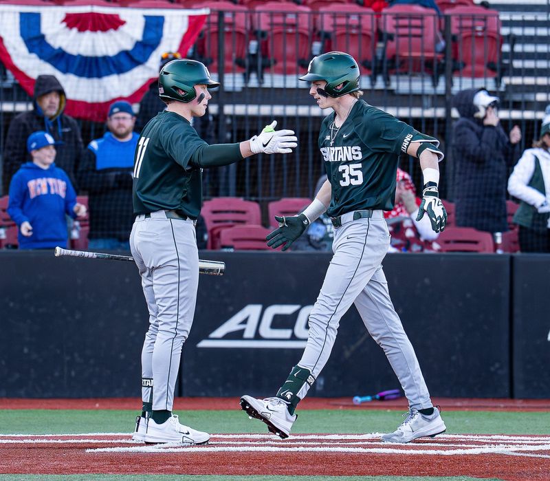 Michigan State baseball demolishes No. 8 Louisville for series win