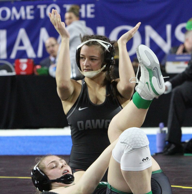 Brighton newcomer Alexis Lazar wins state wrestling championship