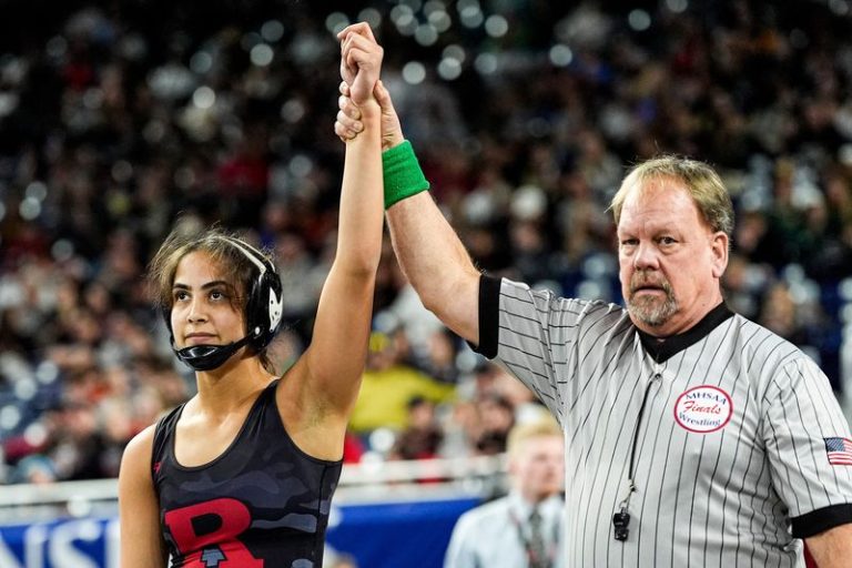 2026 MHSAA wrestling state finals results from Ford Field