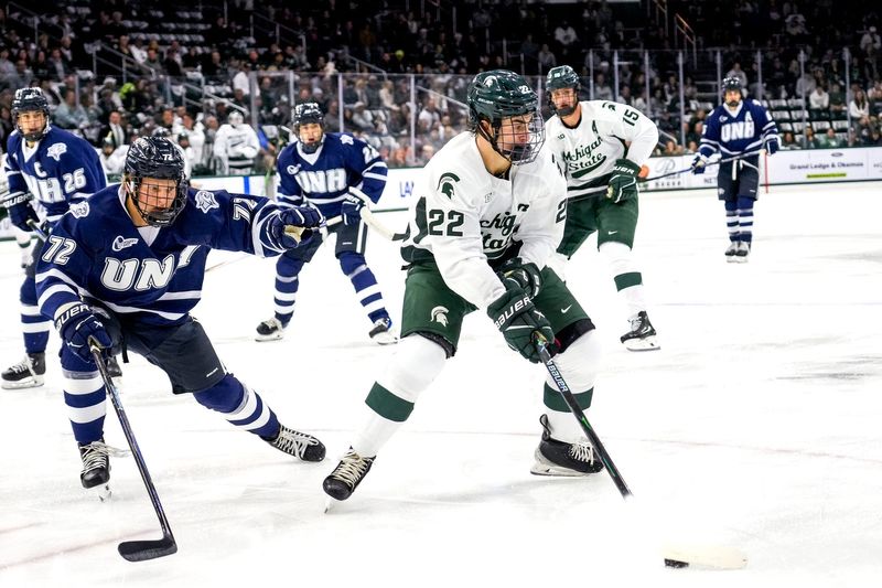 Watch Porter Martone's game winning goal, leading MSU past UConn