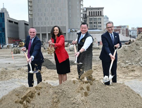 Construction begins on life sciences building at site of fail jail