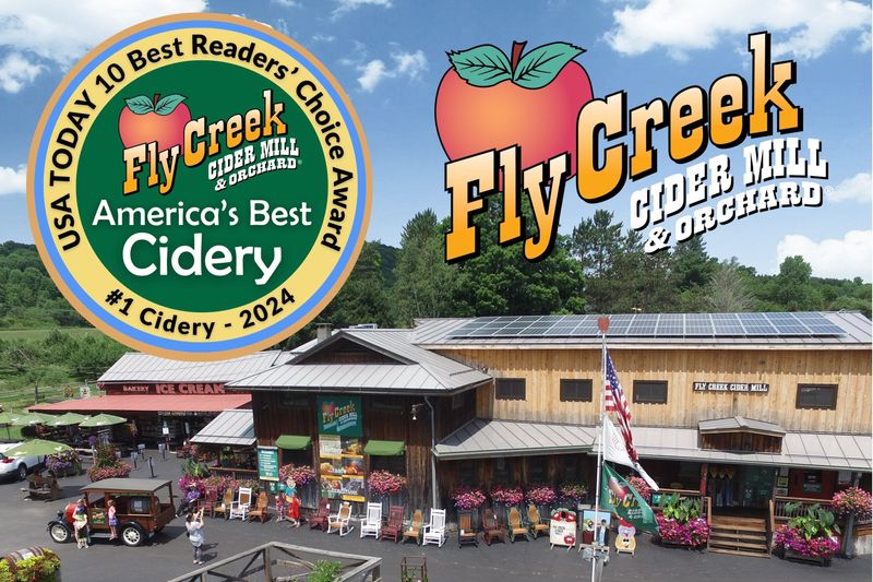 Fly Creek Cider Mill repeats in USA Today 10BEST Cideries nationwide 2025