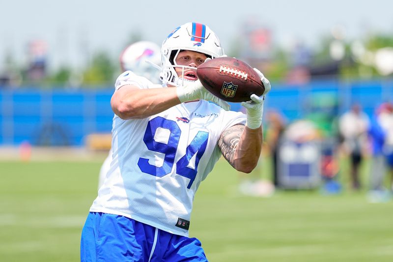 Bills rookie Landon Jackson ready for start of 2025 training camp with ...