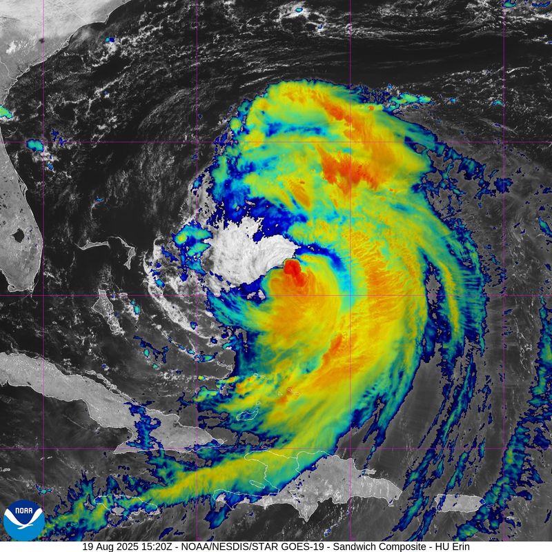 Hurricane Erin updates: Storm traveling East Coast, bringing rip ...