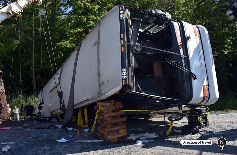 Preliminary report released in deadly NY Thruway bus crash ...
