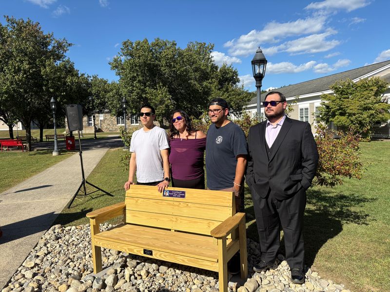 Bench at Fieldstone Middle School honors aspiring firefighter who died ...
