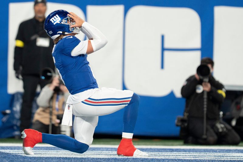 New York Giants QB Jaxson Dart hilariously responds to Jonathon Cooper ...